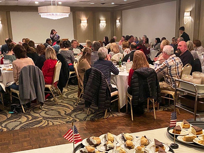The banquet room buzzes with the energy of shared celebration &ndash; where Pennsylvania locals gather for everything from retirement parties to "just because it's Tuesday" dinners.