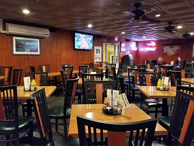 Empty tables that won't stay that way for long&mdash;each one a stage waiting for the next act in the delicious drama of dinner service.