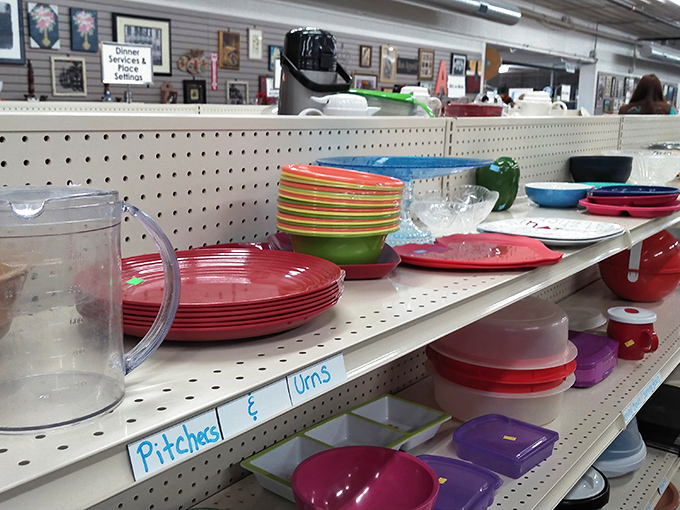 Colorful dishware that tells stories of dinner parties past, waiting patiently for your table's next chapter.