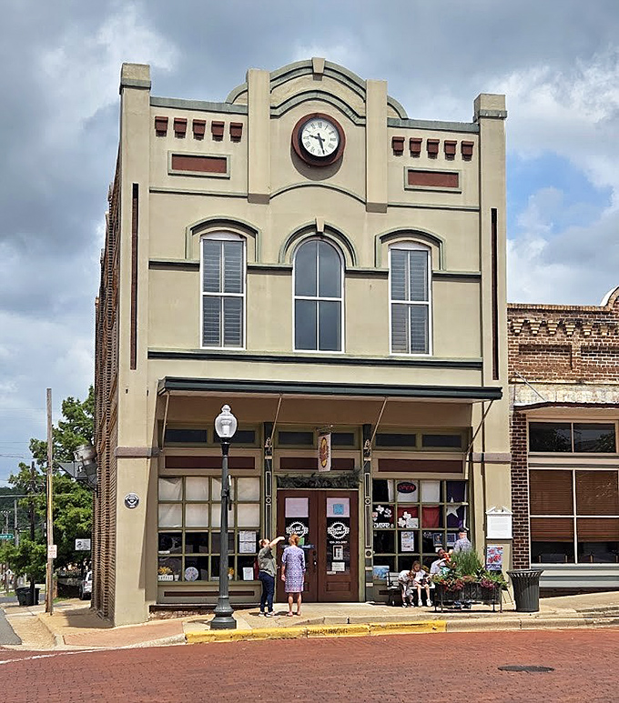 This historic building with its distinctive clock face has witnessed countless downtown conversations and community gatherings since horse-and-buggy days.
