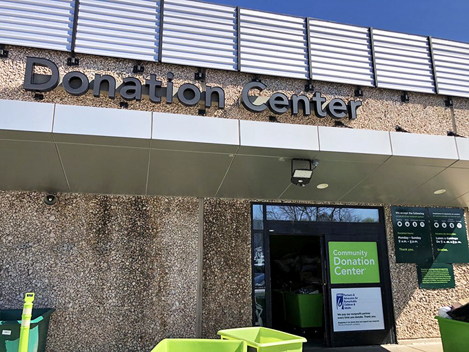 The Donation Center&mdash;where the circle of thrift begins and your castoffs embark on their second-chance journey.