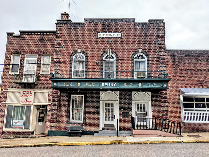 The Ewing building stands as a testament to brick-and-mortar permanence in an increasingly virtual world. Some institutions remain steadfast, like your monthly benefit check.