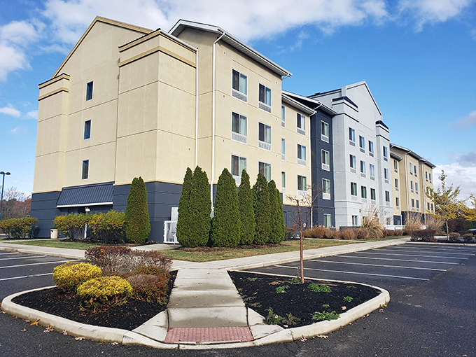 Modern accommodations provide a comfortable home base for Millville adventures. After a day of exploring, that lobby air conditioning feels like a standing ovation.