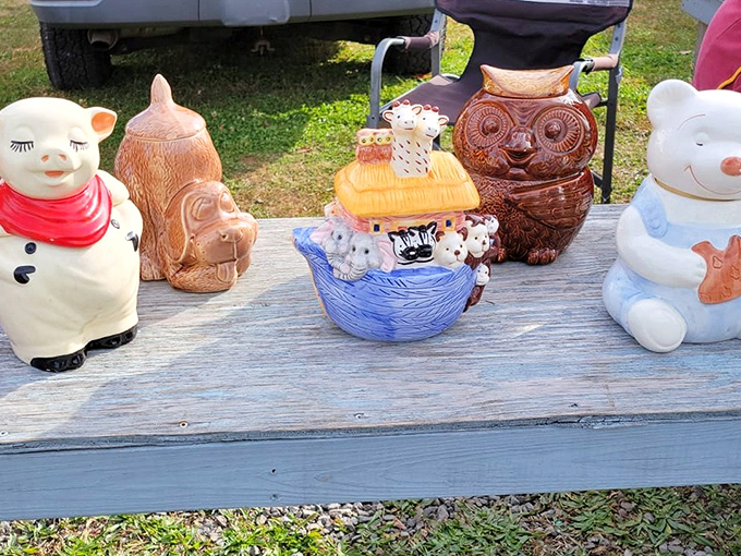Ceramic critter convention! These whimsical figurines prove that one person's kitsch is another's must-have conversation piece.