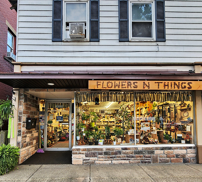 Flowers 'N Things bursts with color and charm, a wonderland of greenery and gifts that would make even the most dedicated online shopper put down their phone.