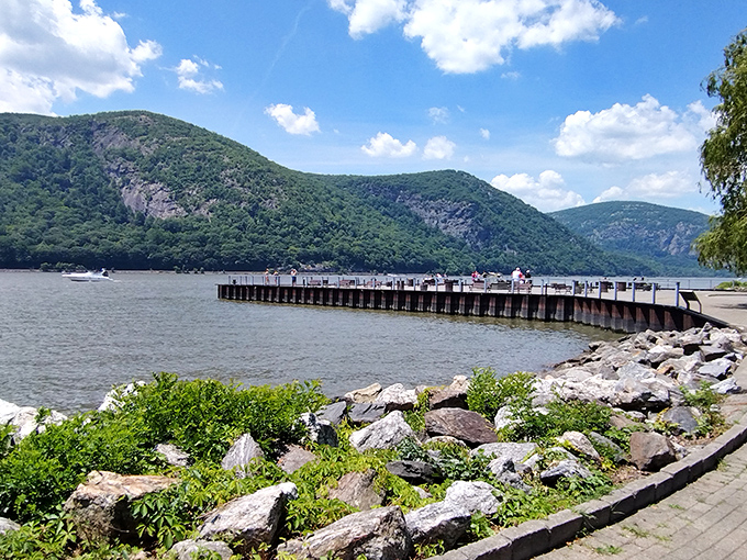 That pier stretching into the Hudson isn't just for boats&mdash;it's front-row seating to nature's most spectacular show.
