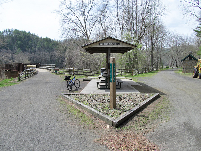 Fries Junction&mdash;where trails meet and hikers debate whether they've earned that second sandwich. (Spoiler alert: they have.)