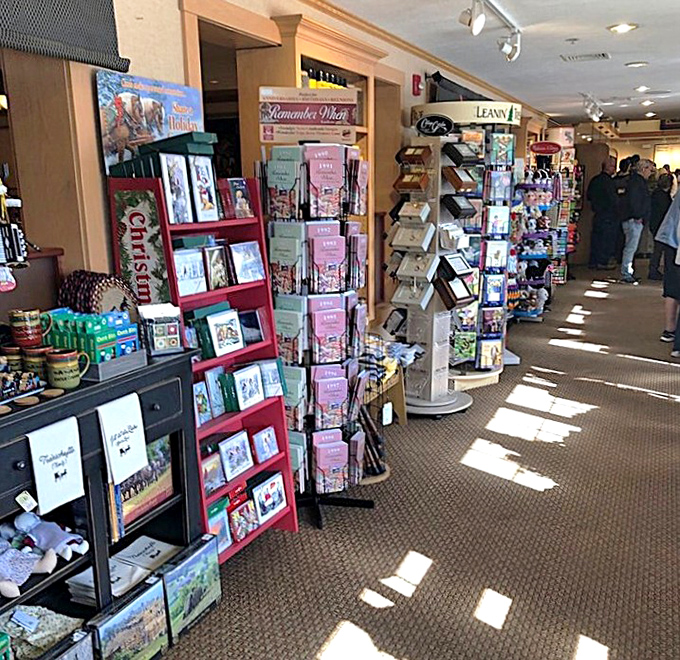 The gift shop&mdash;because nothing says "I survived the Dutch Valley buffet" like taking home a cookbook to recreate the magic (and never quite succeeding).