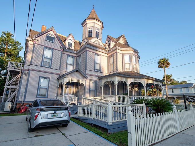 This Victorian masterpiece could double as a movie set, its turrets and gingerbread trim whispering tales of Palatka's more opulent days.