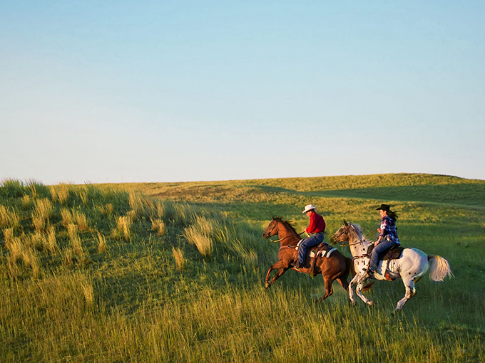 Real cowboys still ride the Sandhills surrounding Valentine, where horsepower has nothing to do with what's under the hood.