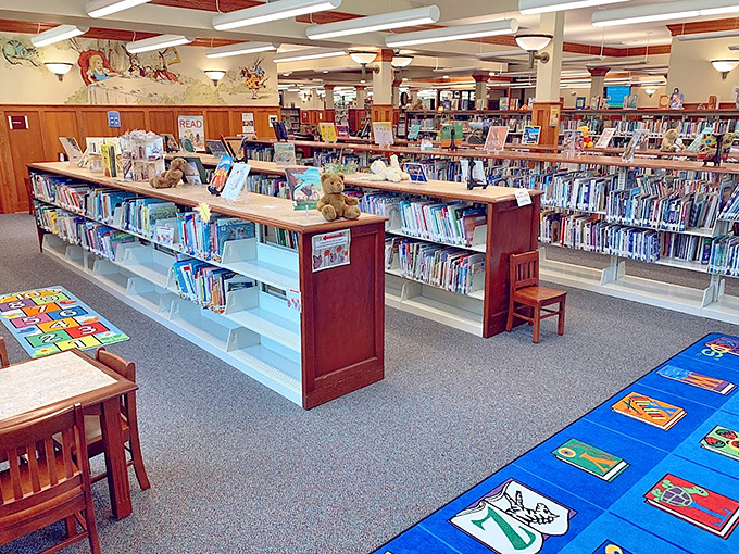 The Greene County Library: where books still reign supreme and the children's section looks like it was designed by someone who actually likes children.