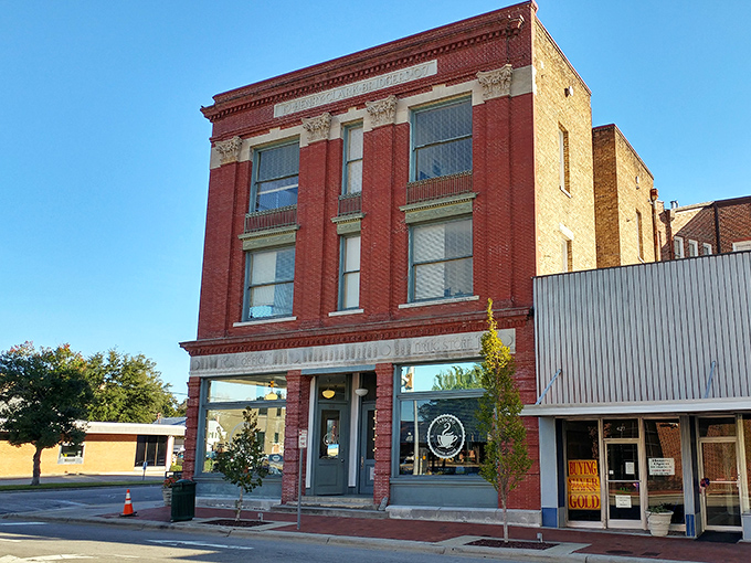 Three stories of possibility housed in classic red brick. Buildings like this are the architectural backbone of America's small towns.