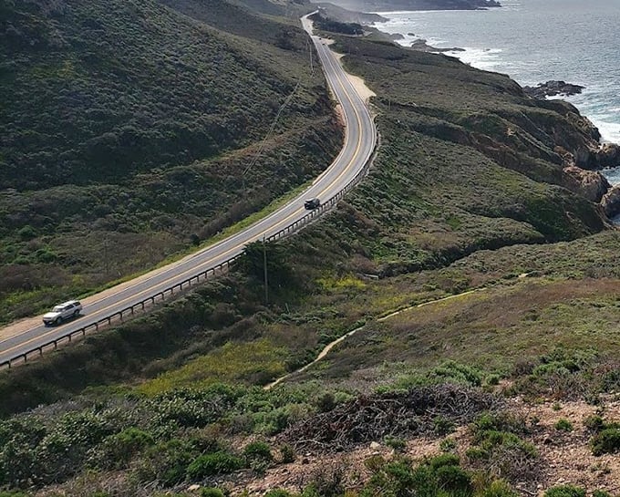 The road less traveled? Not exactly, but Highway One's serpentine curves through Garrapata make every driver feel like a car commercial star.