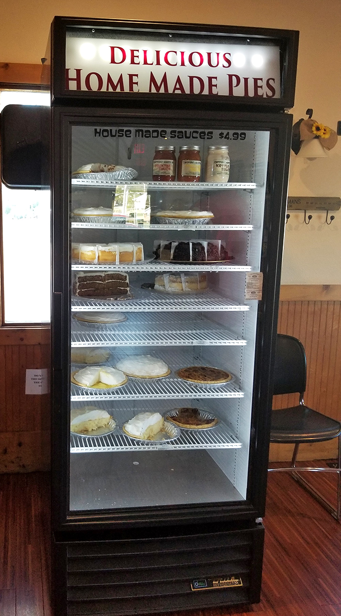The dessert case &ndash; where diet plans go to die and homemade pies wait patiently to complete your journey from hungry to blissfully stuffed.