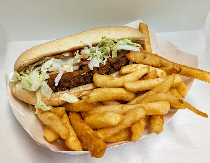 The Italian steak sandwich doesn't get the fame of its pork tenderloin cousin, but this savory, sauce-laden beauty deserves its own fan club.