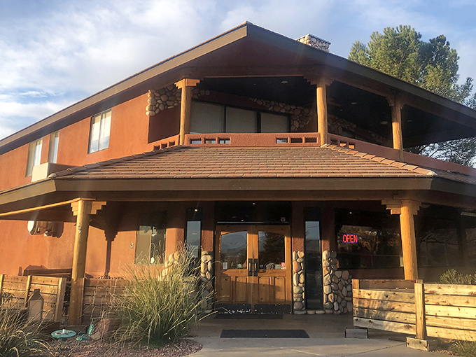 Jerona Cafe's warm exterior suggests comfort food served by people who genuinely care about satisfaction.