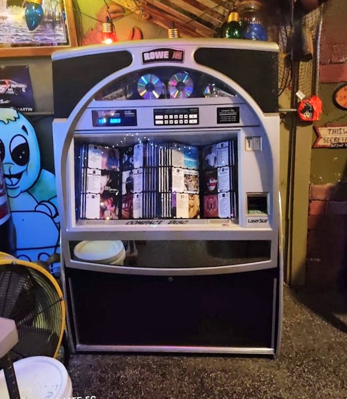 Every great local joint needs a jukebox. This one has probably played "Sweet Caroline" more times than Neil Diamond himself.
