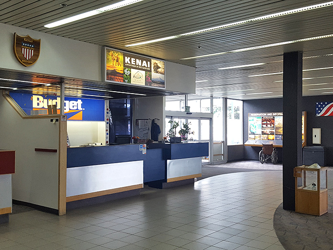 The gateway to Kenai welcomes travelers with no-nonsense Alaskan efficiency. Adventure begins where the boarding pass ends.