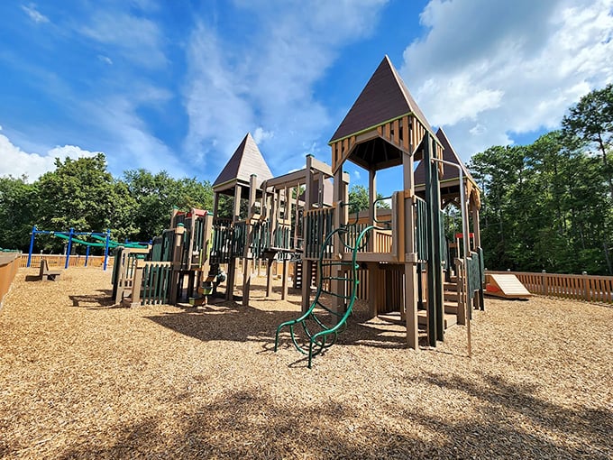 Kidsville Playground proves New Bern caters to visitors of all ages&mdash;because even history buffs need somewhere to burn off that extra slice of pie.