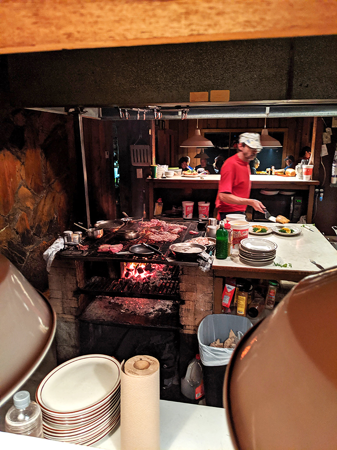 Where the magic happens: real fire, real chefs, real food. No smoke and mirrors&mdash;just smoke and sizzle.