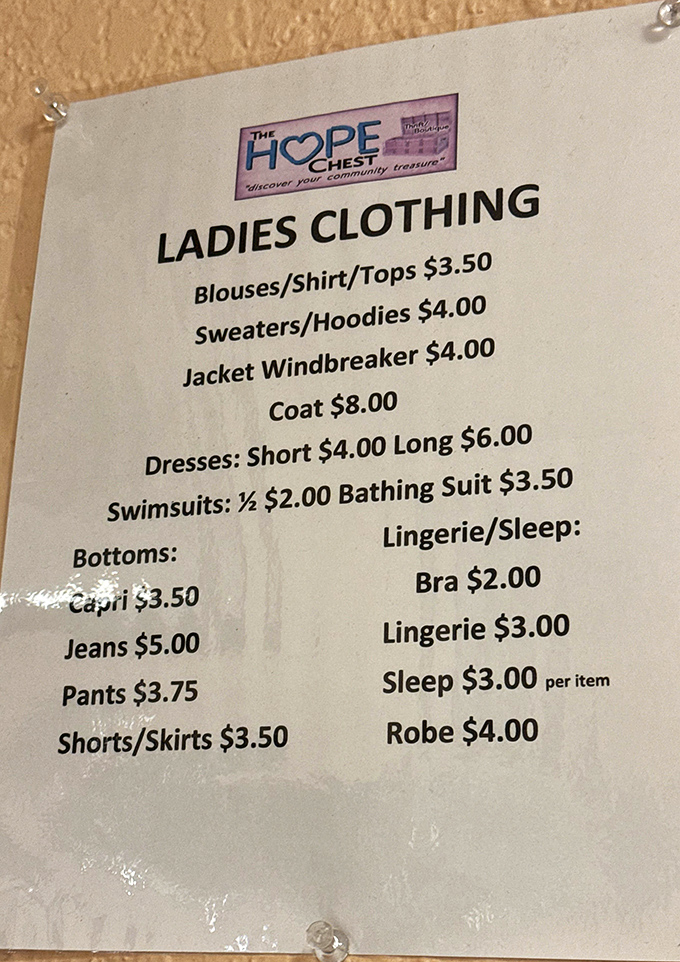 These prices aren't from 1975 &ndash; they're real! A complete wardrobe makeover costs less than dinner for two at a casual restaurant.