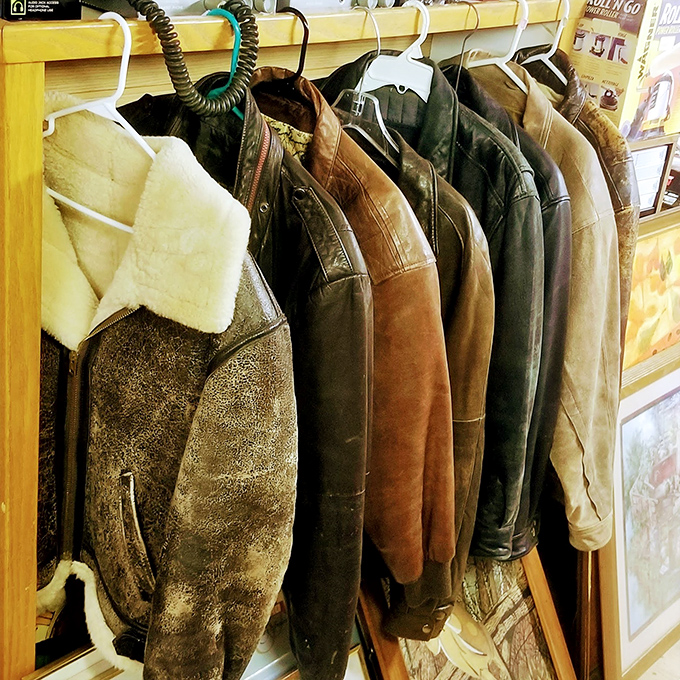 Leather jackets with character earned through decades, not manufactured distressing. Each crease tells a story no fashion designer could invent.