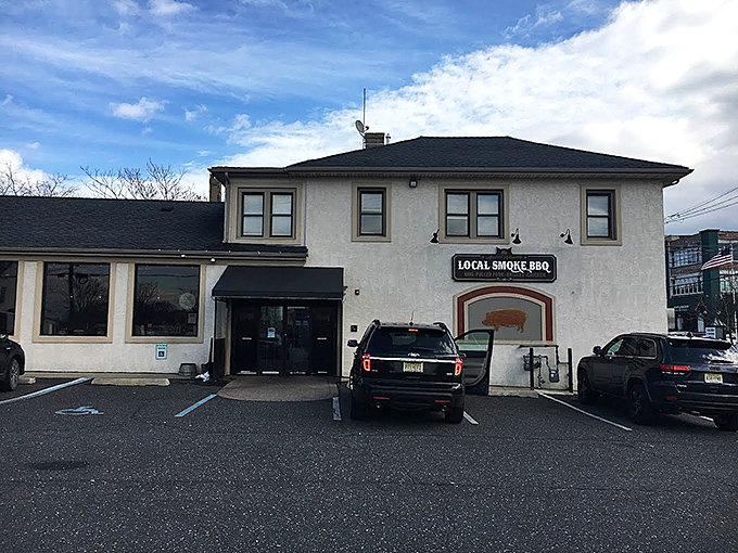 Local Smoke BBQ's unassuming exterior hides smoky treasures within. The best BBQ joints never waste money on fancy facades&mdash;it's all in the pit.