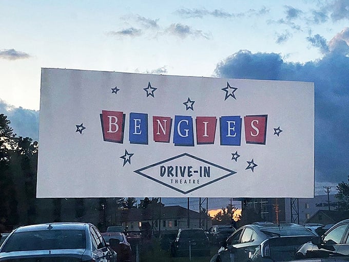 The Bengies logo glows against twilight skies, a starry emblem that's welcomed generations of Maryland moviegoers.