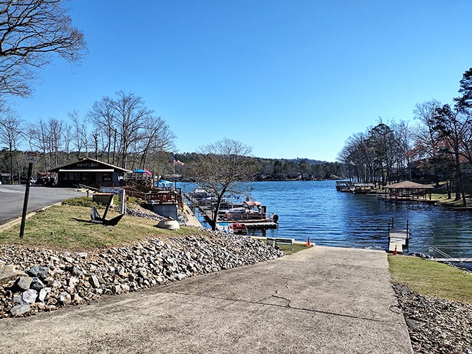 Lakeside boat launches invite water enthusiasts to dip their toes &ndash; or their entire boat &ndash; into the Village's aquatic playground.