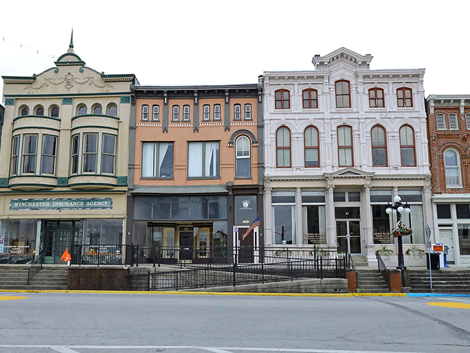 These Victorian storefronts have witnessed generations of commerce, gossip, and first kisses. If these walls could talk, they'd tell you to slow down. 