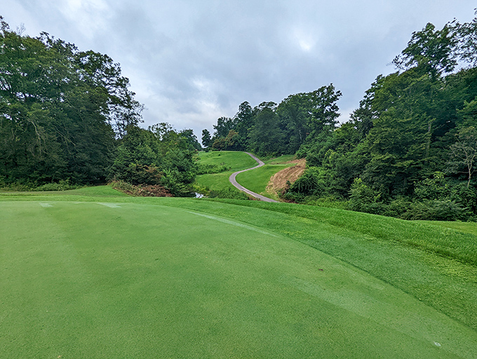Marietta Country Club's manicured greens roll like Ohio's gentle hills, but with significantly fewer dandelions.