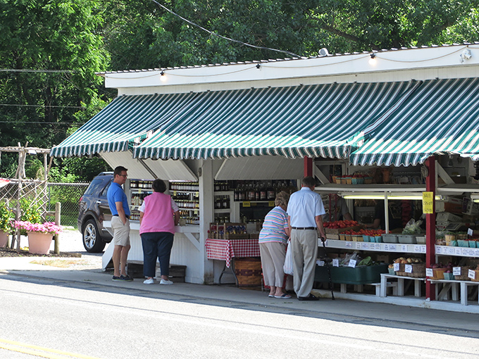 This roadside market stand offers farm-fresh treasures that make grocery store produce look like sad imposters in a police lineup.