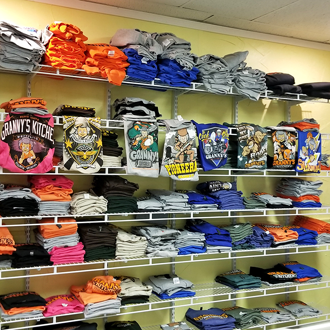 Merchandise that lets you take a piece of Granny's home. Because sometimes a doggy bag just isn't enough.