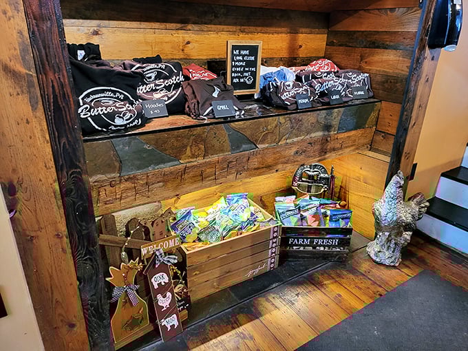 A little corner of merchandise and local treats&mdash;because the only souvenir better than memories is something delicious for later.