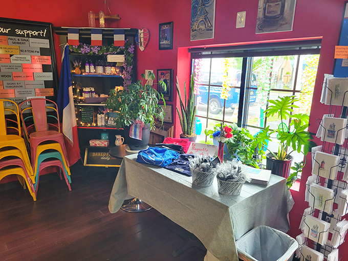 A corner bursting with French charm and enough plants to make you feel virtuous about your third pastry.