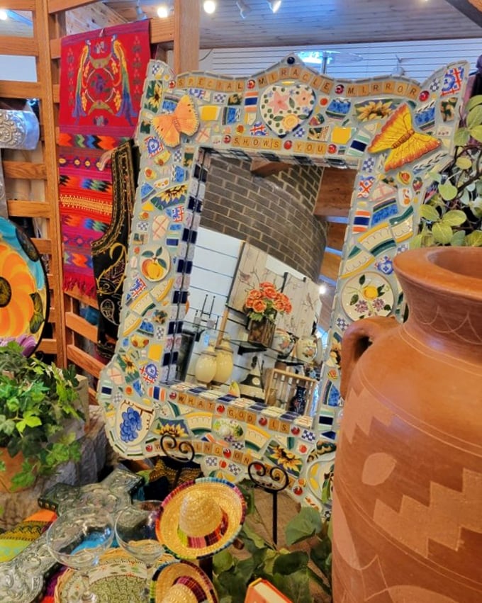 This mosaic mirror doesn't just reflect your image&mdash;it reflects someone's painstaking artistic vision, now available for less than the cost of the materials.