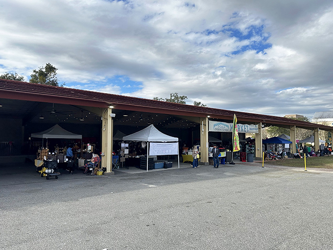 The Ocala Downtown Market shelters local vendors and their treasures, where weekend warriors hunt for everything from fresh produce to handcrafted curiosities.