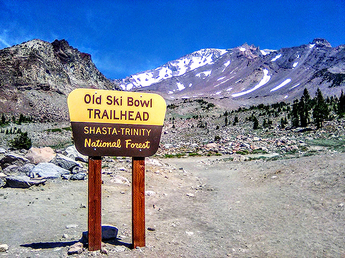 The Old Ski Bowl Trailhead&mdash;where adventure begins and cell phone signals end, exactly as nature intended.