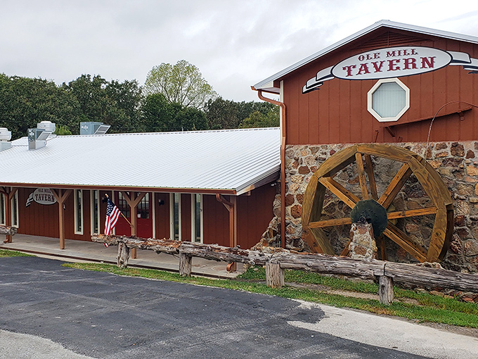 Ole Mill Tavern's rustic charm and water wheel announce that you've found a genuine local watering hole, not some chain restaurant in mountain clothing.