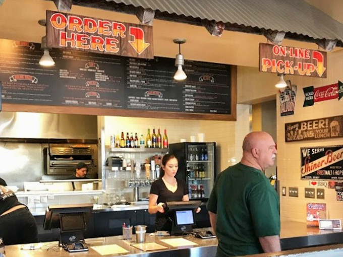 Where the magic begins: the order counter where life-changing food decisions are made daily.