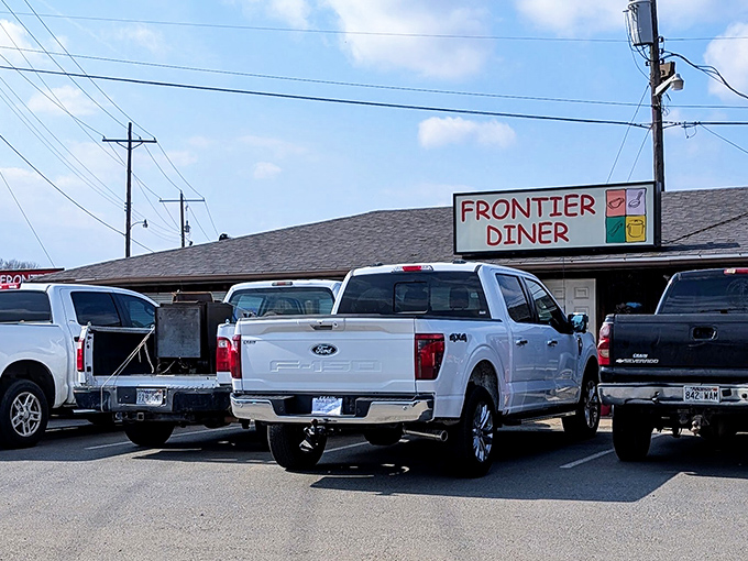 The architectural equivalent of "no reservations needed." When pickup trucks dominate the parking lot, you've found authentic local cuisine.