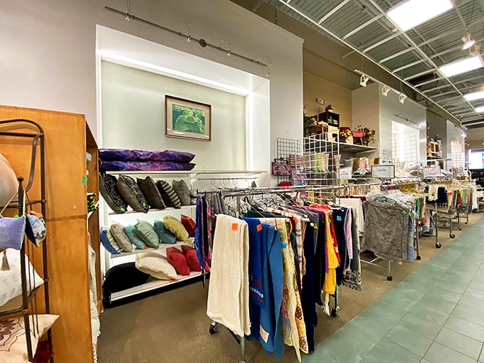 The home textiles section offers pillows and linens that transform "just moved in" to "been here forever" in one shopping trip. 