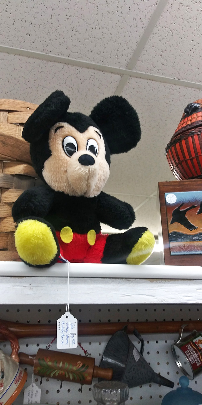 This vintage Mickey isn't just a stuffed toy&mdash;he's childhood nostalgia with ears, waiting to charm a new generation.
