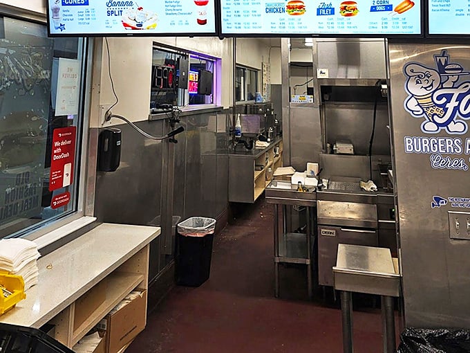 Behind the scenes, the kitchen equipment waits patiently to transform simple ingredients into the comfort food memories are made of.