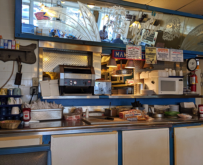 A glimpse into the kitchen where breakfast magic happens &ndash; no smoke and mirrors, just solid cooking fundamentals.