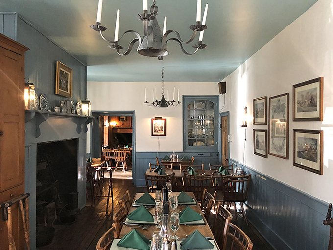 The private dining room where memories are made. Chandeliers cast a gentle glow over tables set for conversations that will be remembered long after the plates are cleared.