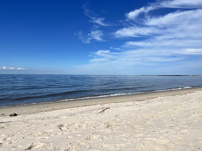 Lewes Beach offers gentle waves and powdery sand without the boardwalk chaos. It's the beach equivalent of choosing a good book over a loud party.