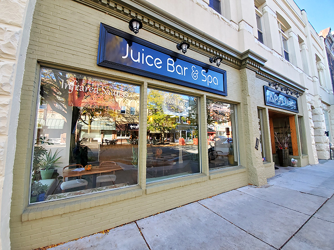 Pure Vitality's juice bar proves that health-conscious living isn't just for the yoga-pants crowd. Wellness tastes better when it's not a punishment.