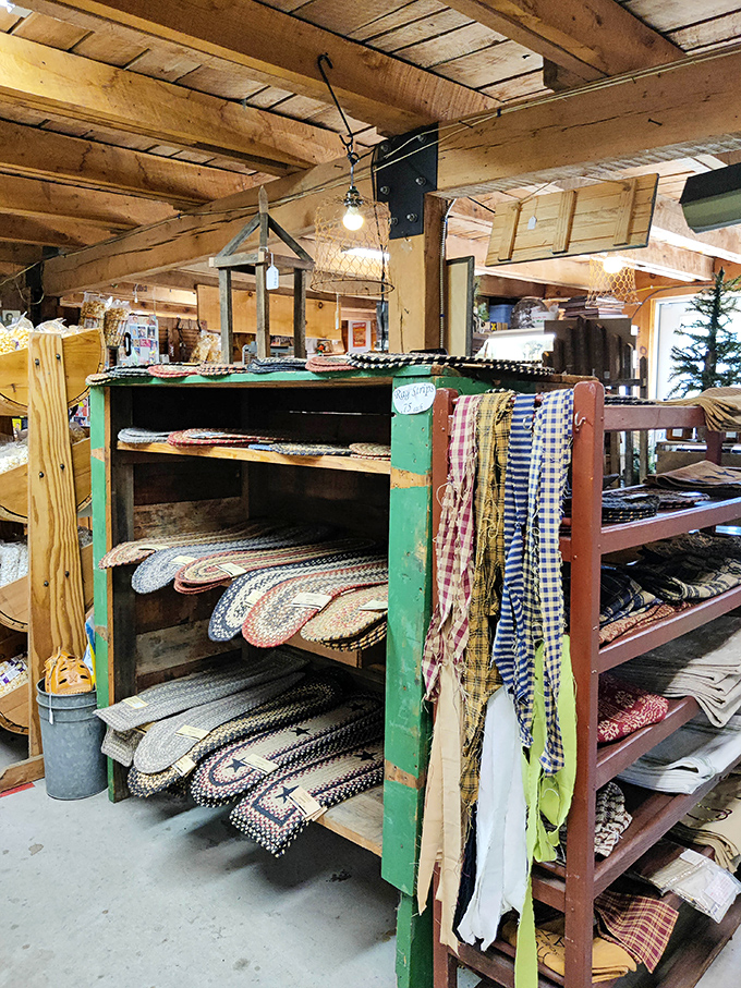 Not just rag rugs, but woven histories&mdash;each strip of fabric representing someone's old curtains, worn shirts, or beloved tablecloths given new purpose.