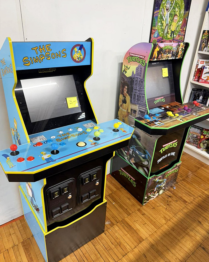 The arcade time warp is complete! These vintage cabinets offer a button-mashing trip back to when quarters were currency and high scores were bragging rights.